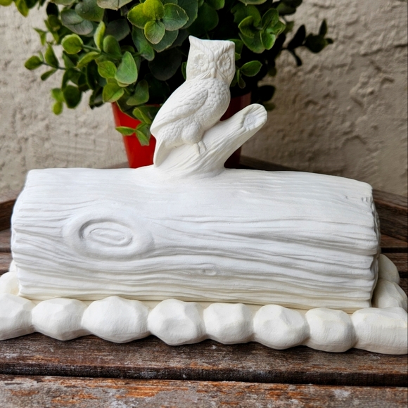 cramer ceramic | Art | Cramer Molds 98 You Paint Ceramic Owl Butter ...